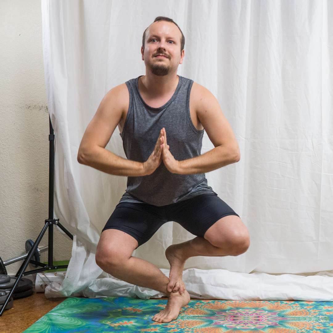 Double toe stand - Asana