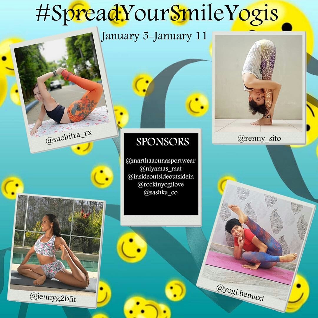Spread Your Smile Yogis - Yogautmaningar