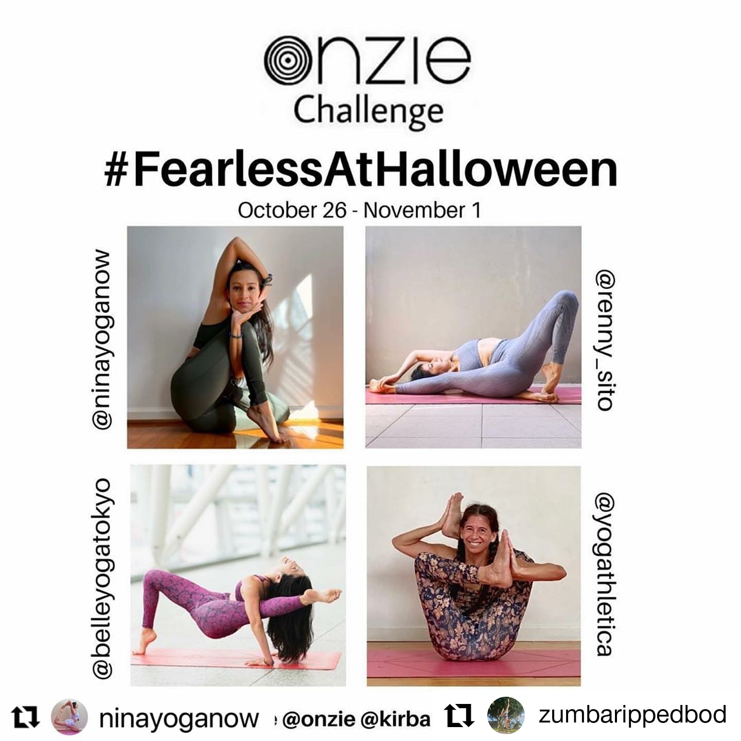 Fearless At Halloween - Yogautmaningar