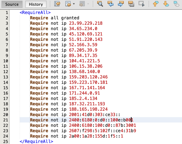 Block IP addresses in Apache 2.4 - Lukas Mattsson